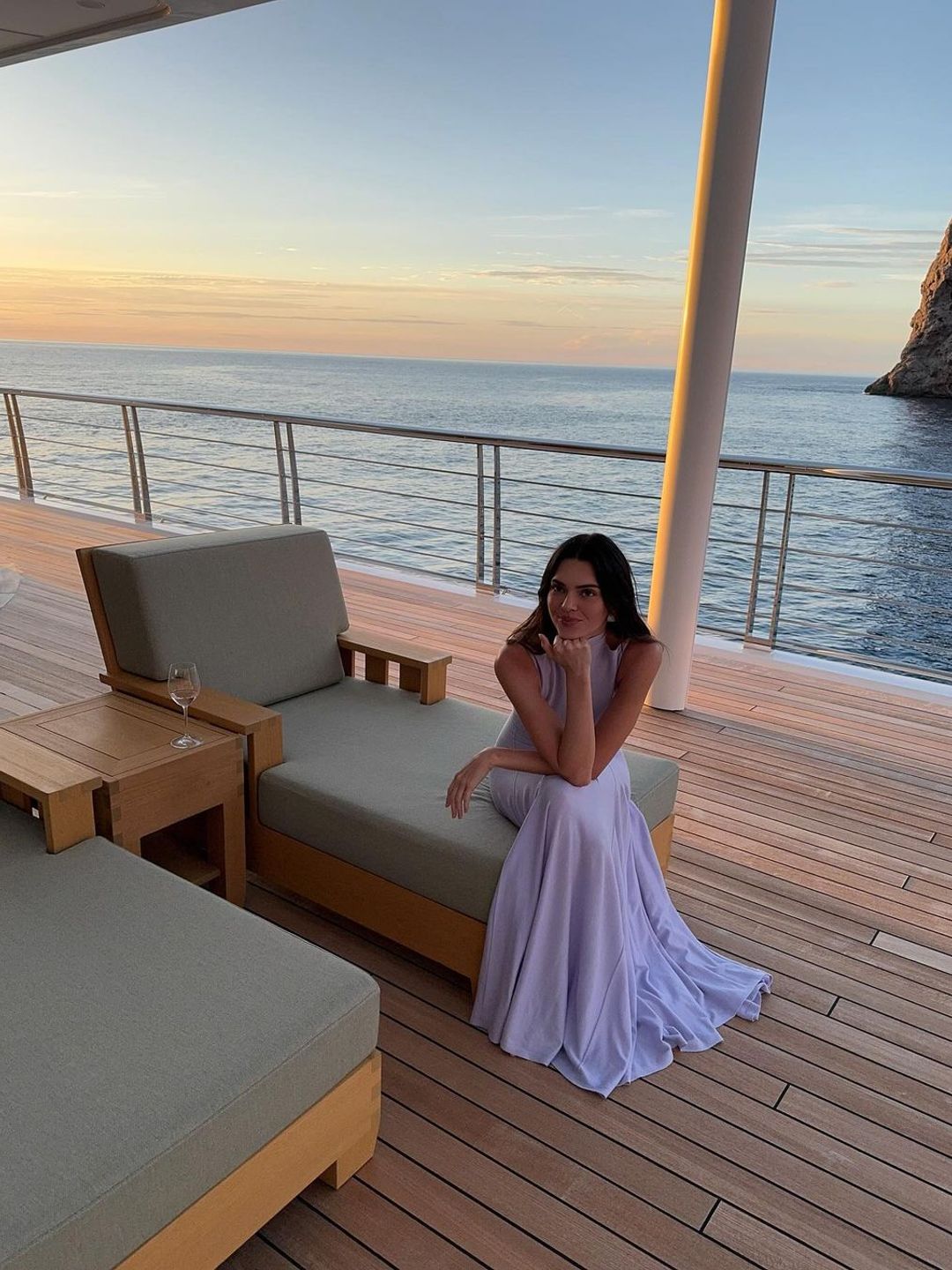 Kendall Jenner’s sheer lilac dress was a Kate Winslet in Titanic ...