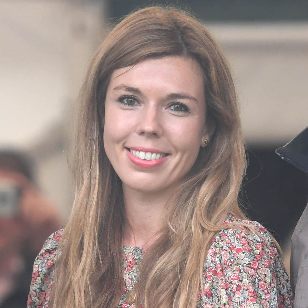 Carrie Johnson's vibrant strawberry blonde son is dad Boris' mini-me in rare family photo | HELLO!