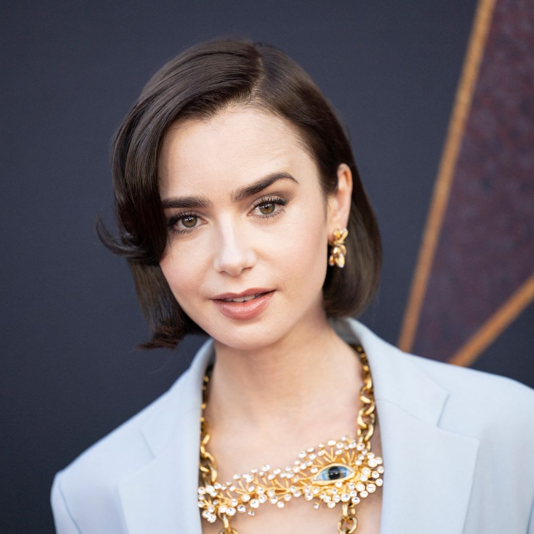 Lily Collins’ date night outfit is giving major Emily in Paris vibes ...