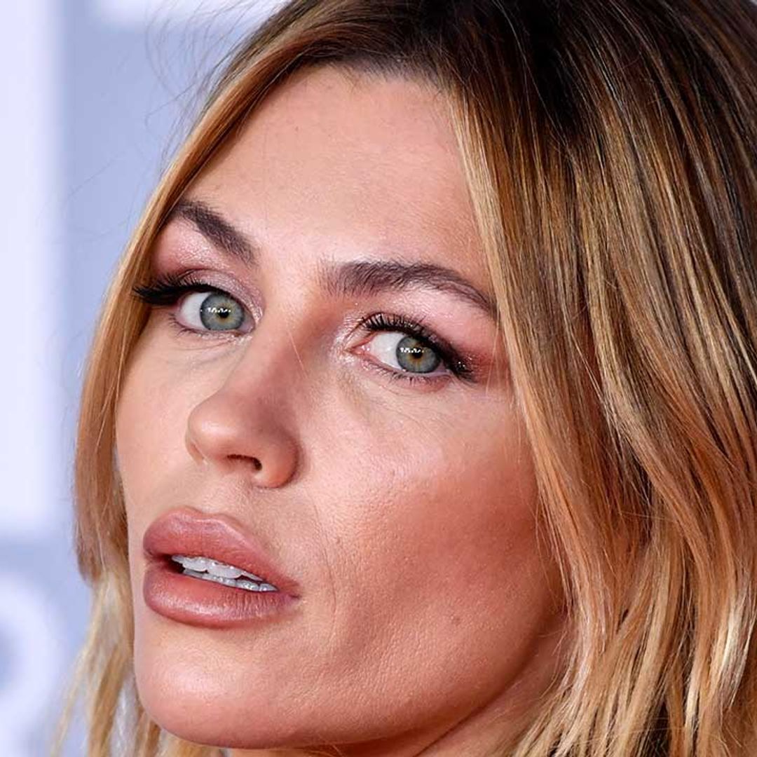 Abbey Clancy smoulders wearing plunging deep-V bikini in steamy ...