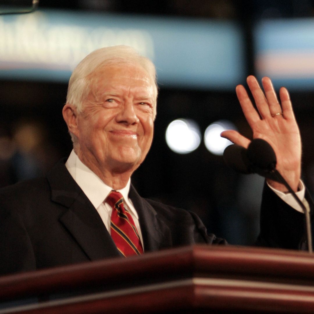 President Jimmy Carter, 98, met with applause as he makes rare appearance in Georgia amid ...