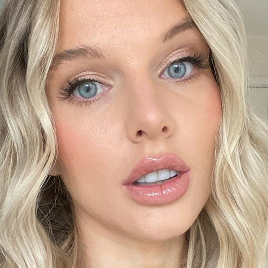 Helen Flanagan turns up the heat in daring denim two-piece | HELLO!