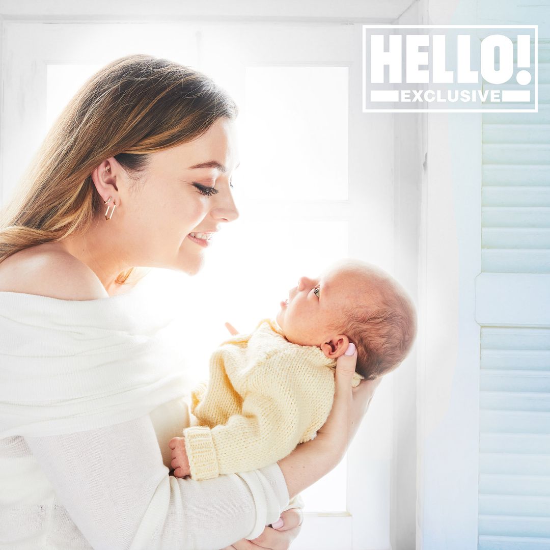 Rosie Marcel introduces her baby daughter | HELLO!