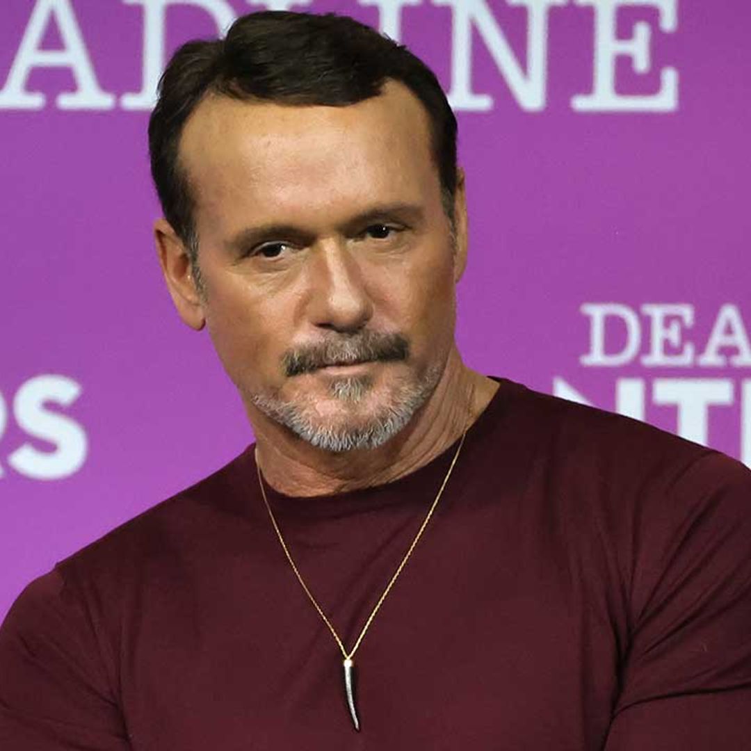 Tim McGraw seen with a cane as he's supported by Faith Hill in rare ...