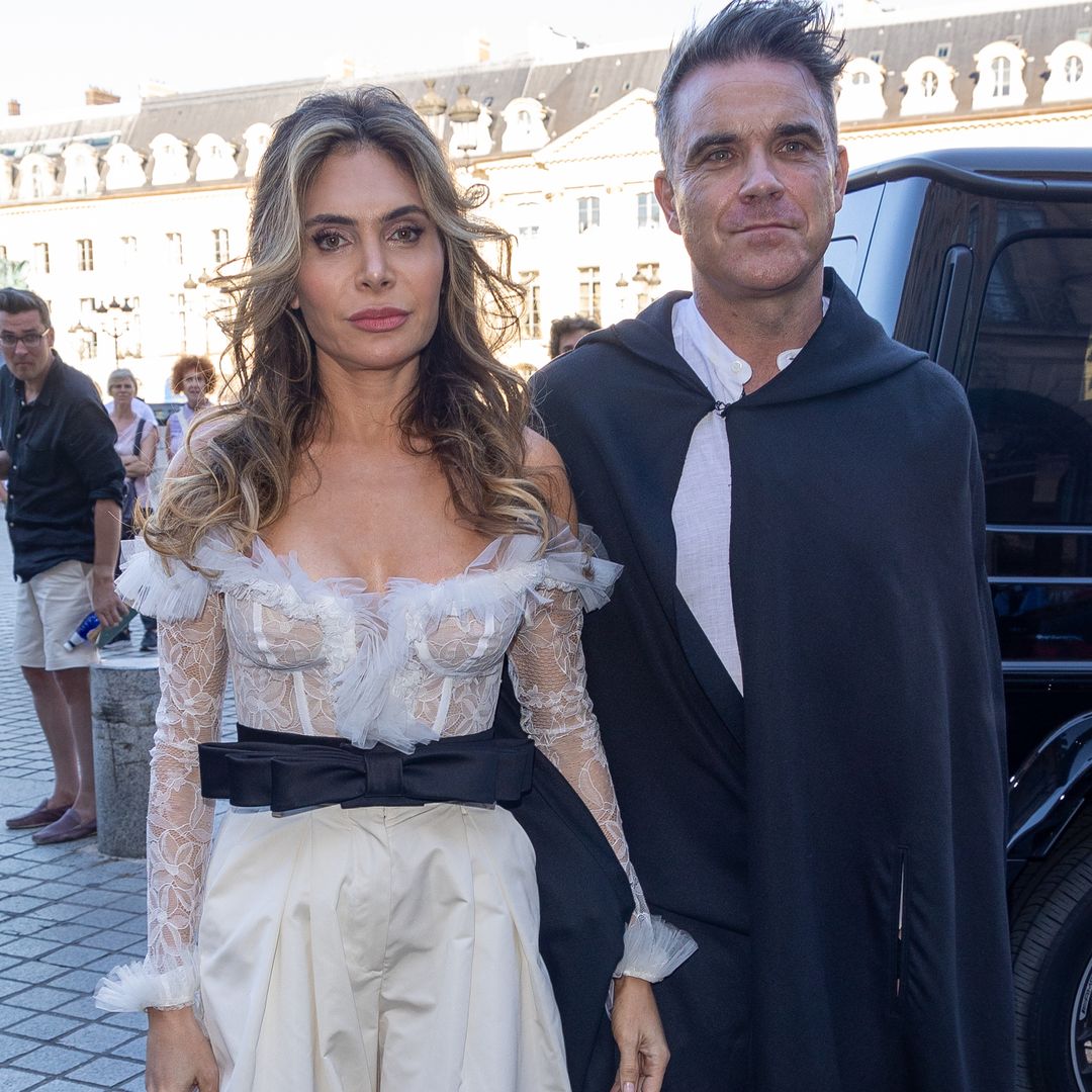 Robbie Williams' wife Ayda shares adorable wedding video with daughter ...