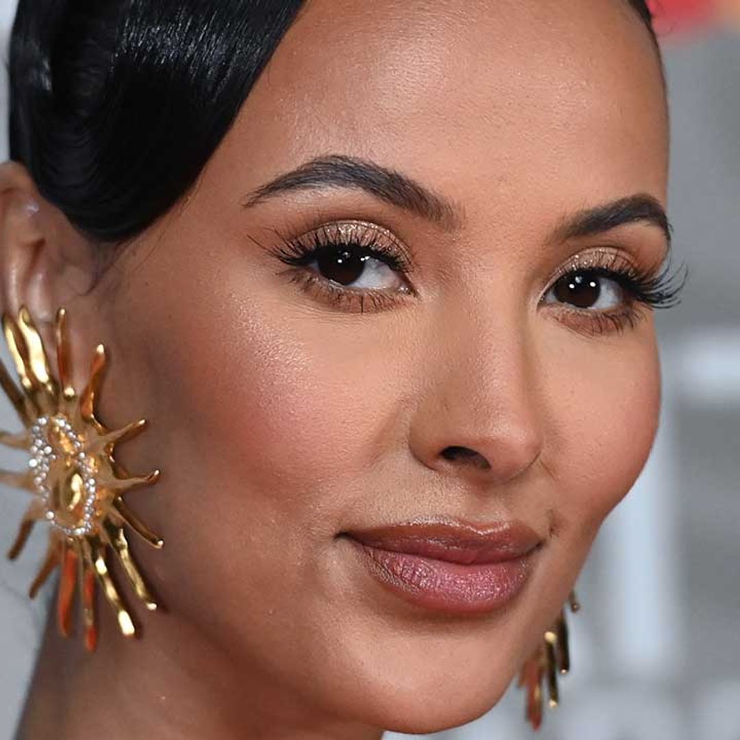 Maya Jama parties in sparkling thigh-split gown following encounter ...