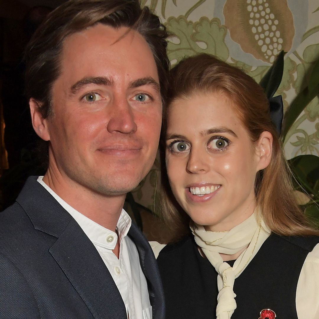 Princess Beatrice delights in sparkliest party top and leggy mini skirt ...