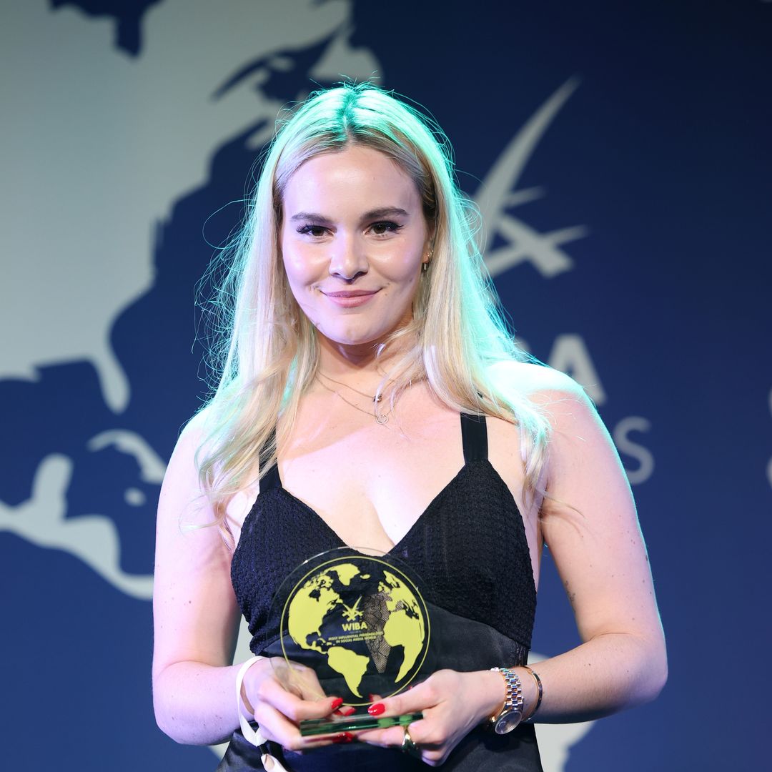 Holly Ramsay shows off tattooed body in plunging silk dress | HELLO!