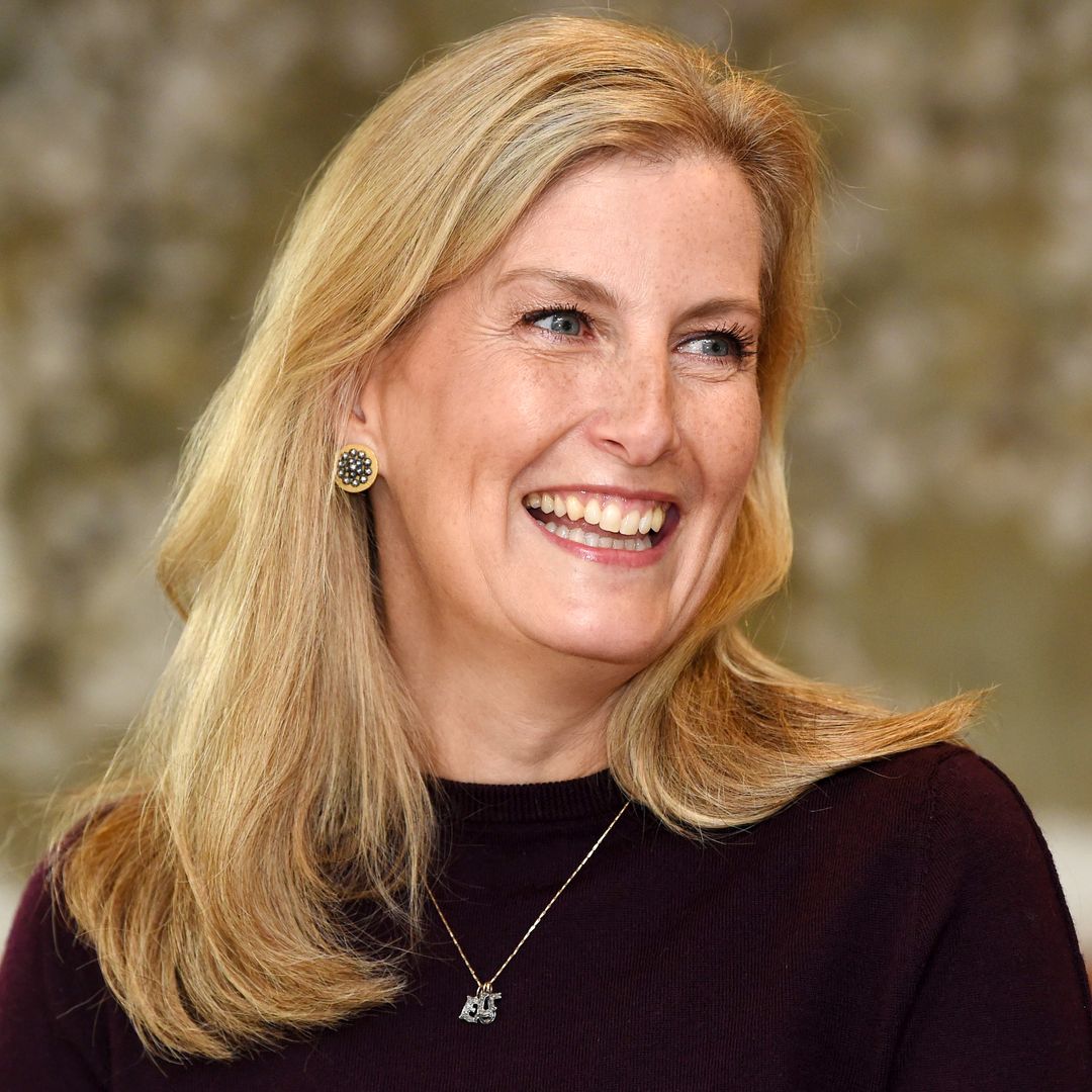 Sophie Wessex dazzles in gorgeous blue maxi gown at royal awards dinner ...