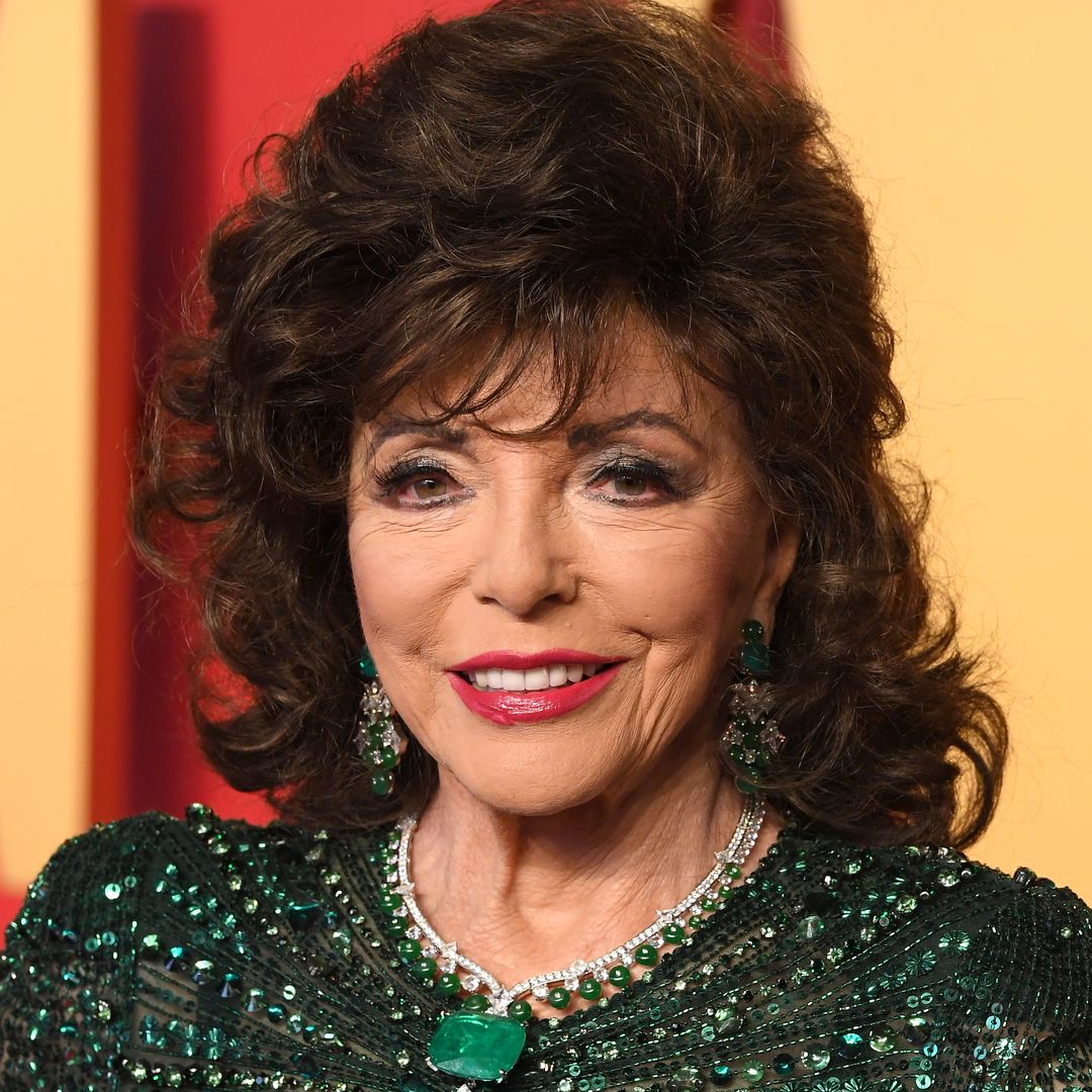 Joan Collins, 91, is a glittering goddess for celebration with husband ...