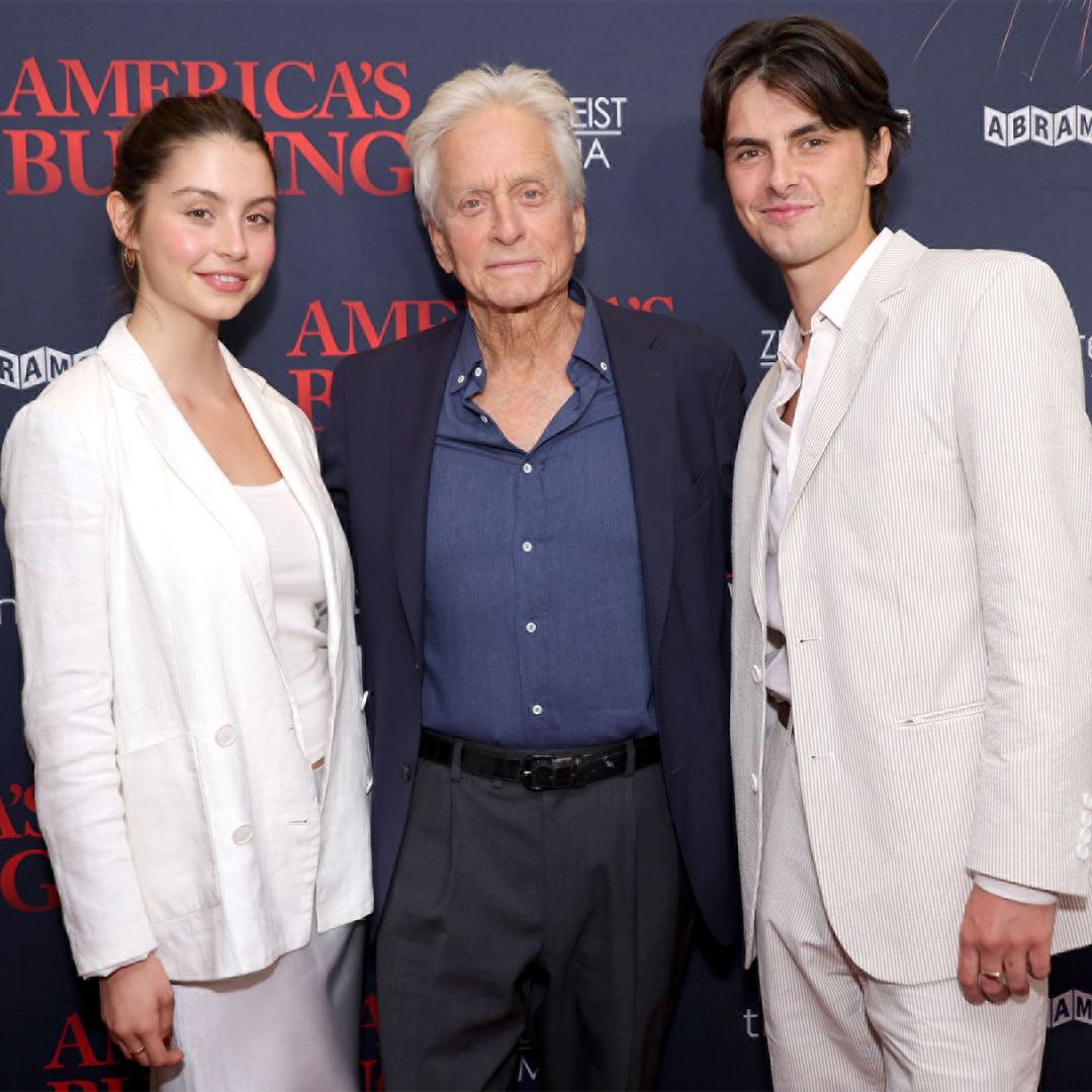 Michael Douglas and Catherine Zeta-Jones' son, 24, put front and center ...
