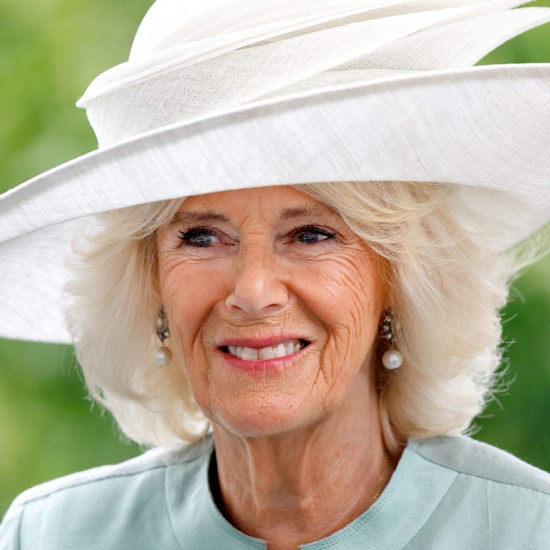 Queen Camilla dazzles in late Queen's ruby tiara for white-tie banquet ...
