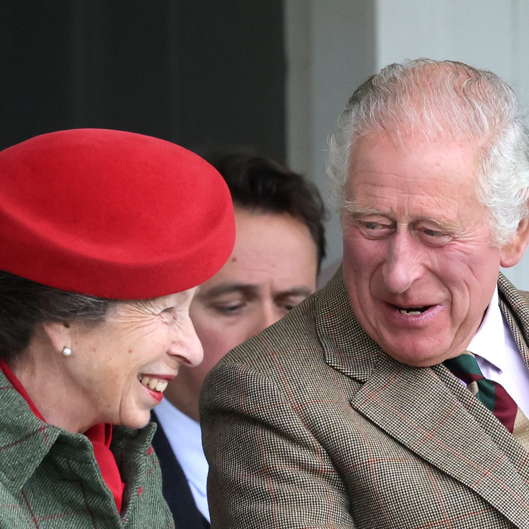 King Charles makes rare joint outing with sister Princess Anne - best ...