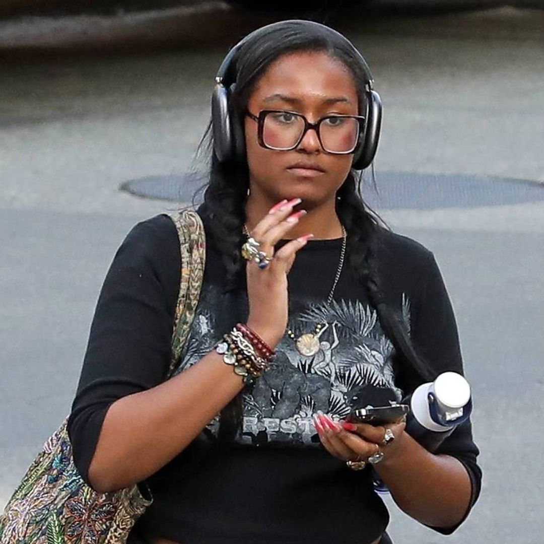 Malia and Sasha Obama showcase edgy new looks in rare outing with ...