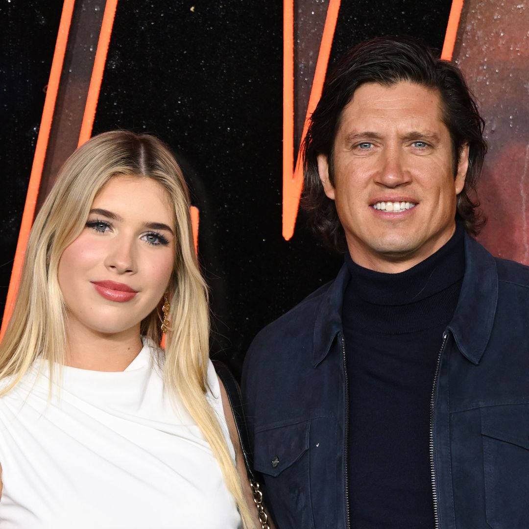 Vernon Kay poses with grown-up daughter Phoebe, 20, after festive home ...