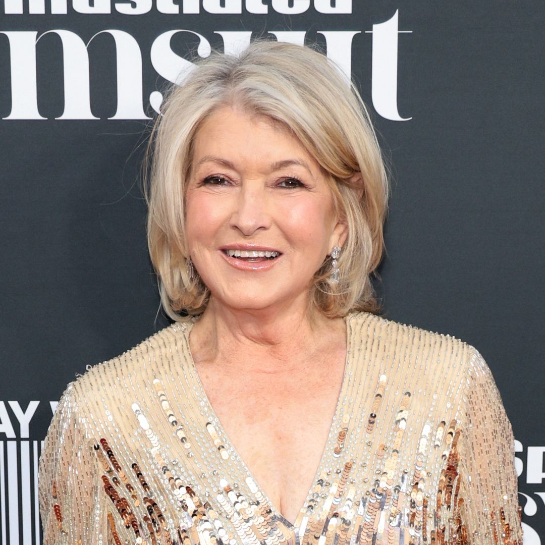 Martha Stewart looks unrecognizable with dark curly hair in stunning ...