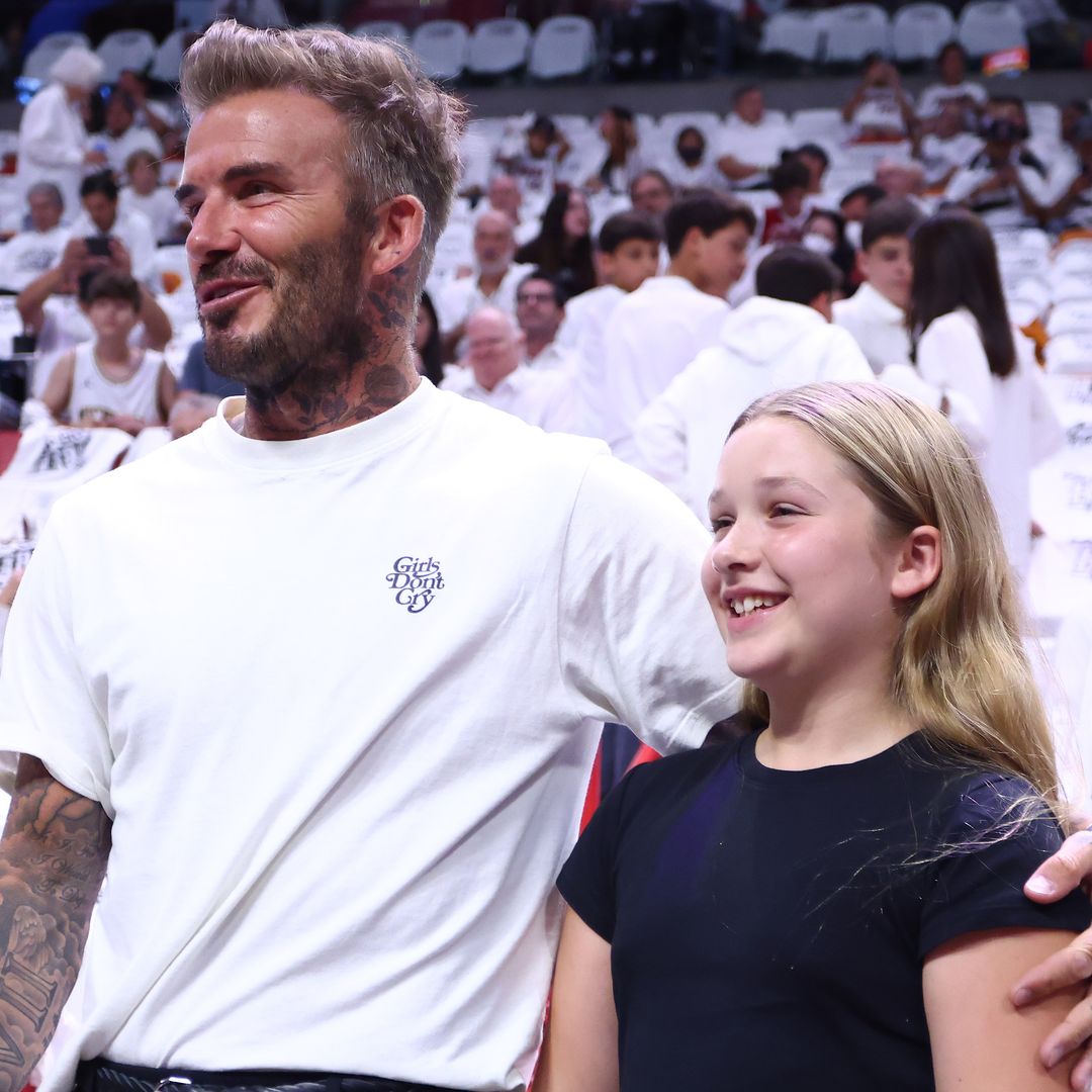 David Beckham and daughter Harper show special bond in ultra-rare photo ...