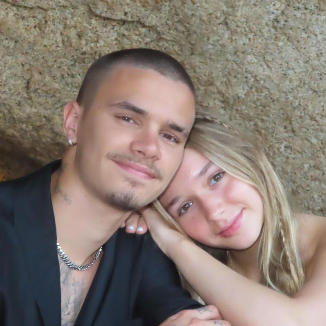 Harper Beckham's emotional gesture for brother Romeo - 'I love you with ...