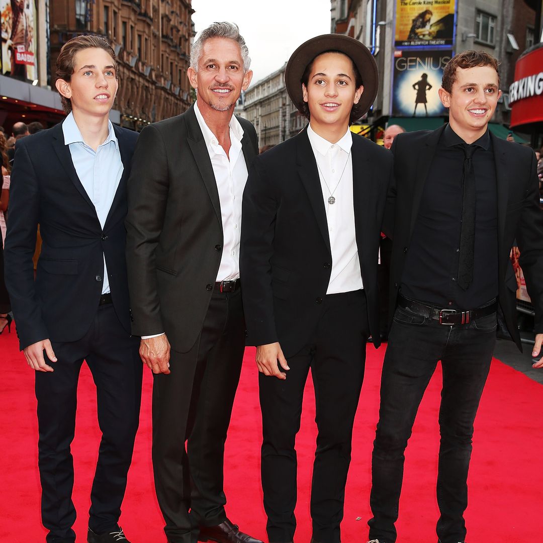 Gary Lineker's ultra-rare photos of four lookalike sons with ex-wife ...