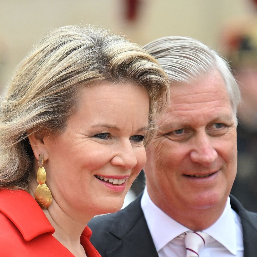 King Philippe and Queen Mathilde make their first appearance as Belgium ...
