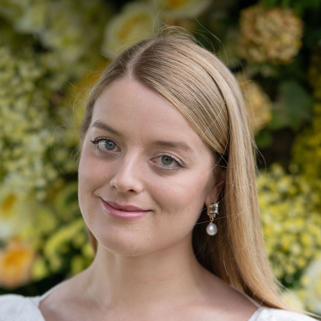 The late Queen's relative Flora Vesterberg looks ethereal in £3.6k wedding guest dress | HELLO!