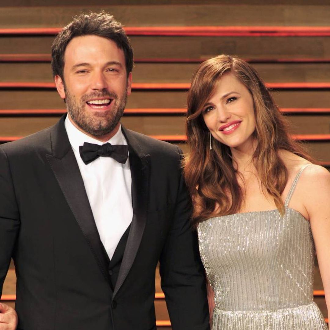 Ben Affleck and Jennifer Garner are all smiles as they reunite for son ...