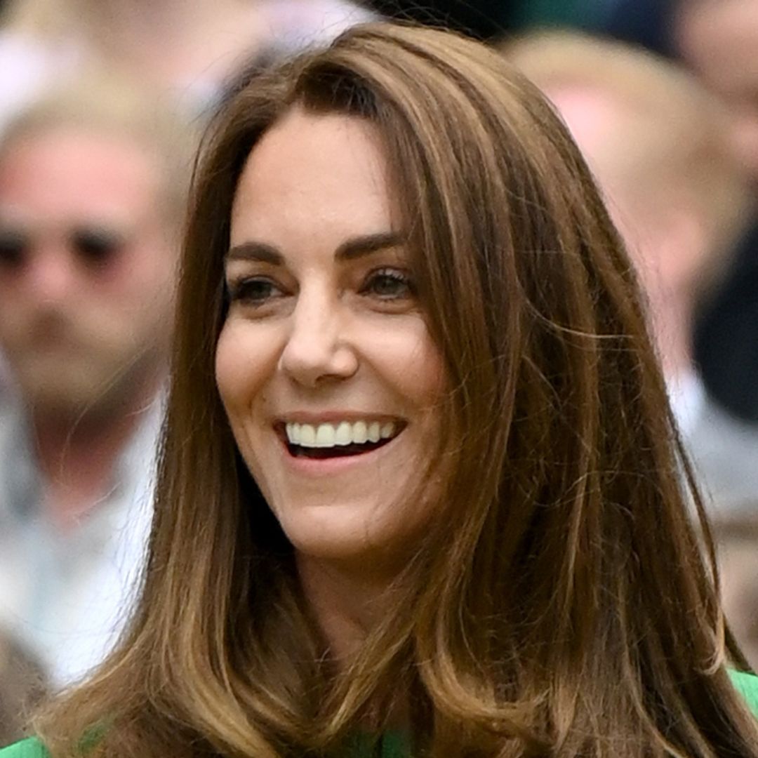 Kate Middleton is a royal dream in green Erdem coat | HELLO!