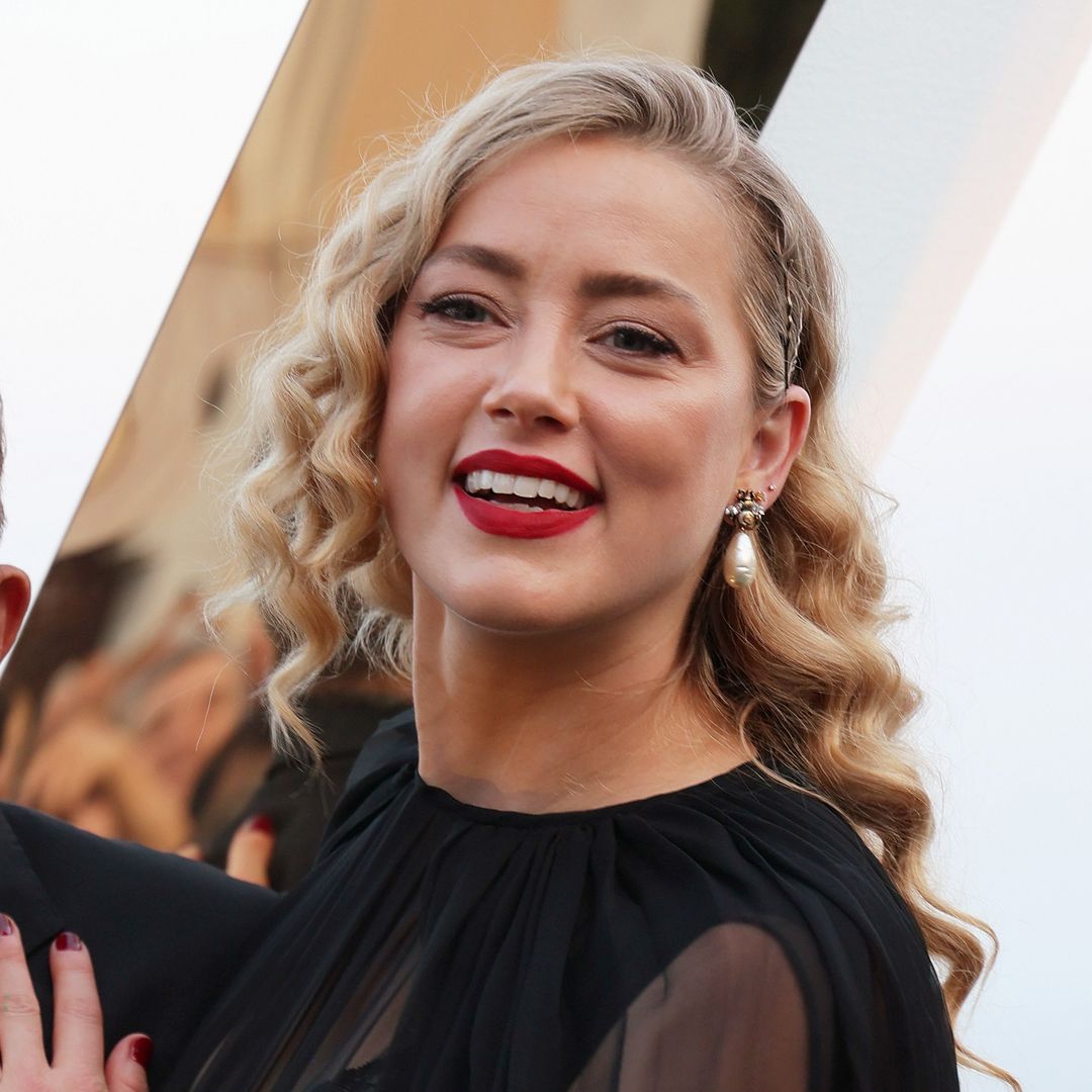 Amber Heard makes rare appearance two months after welcoming twins | HELLO!