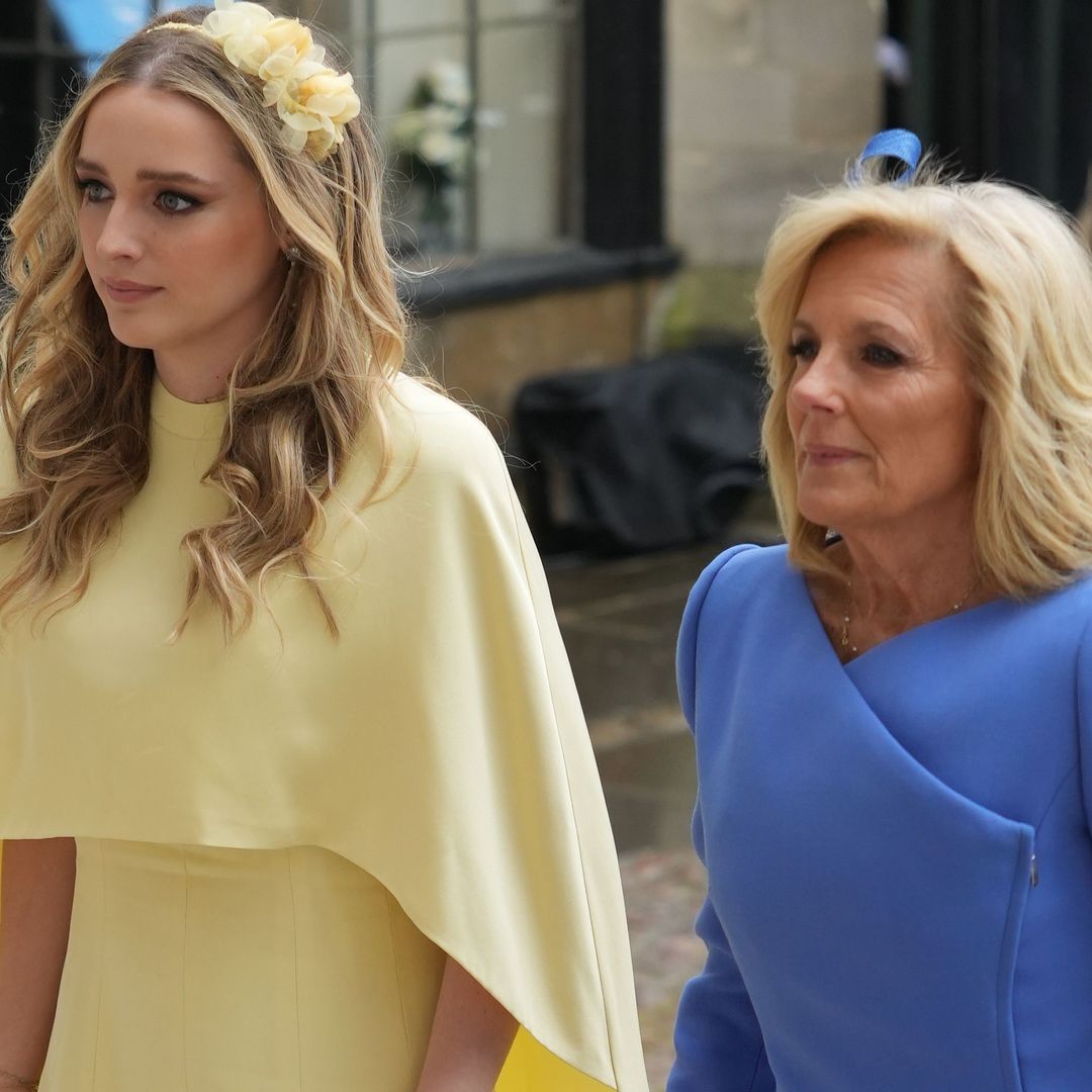 Jill Biden takes tea with the Queen in stunning pastel blue suit | HELLO!
