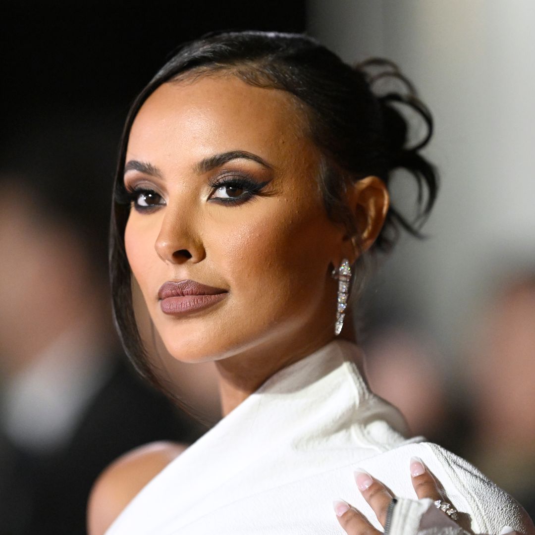 Love Islands Maya Jama Dazzles In Lbd With Low Slung Belted Detail Hello