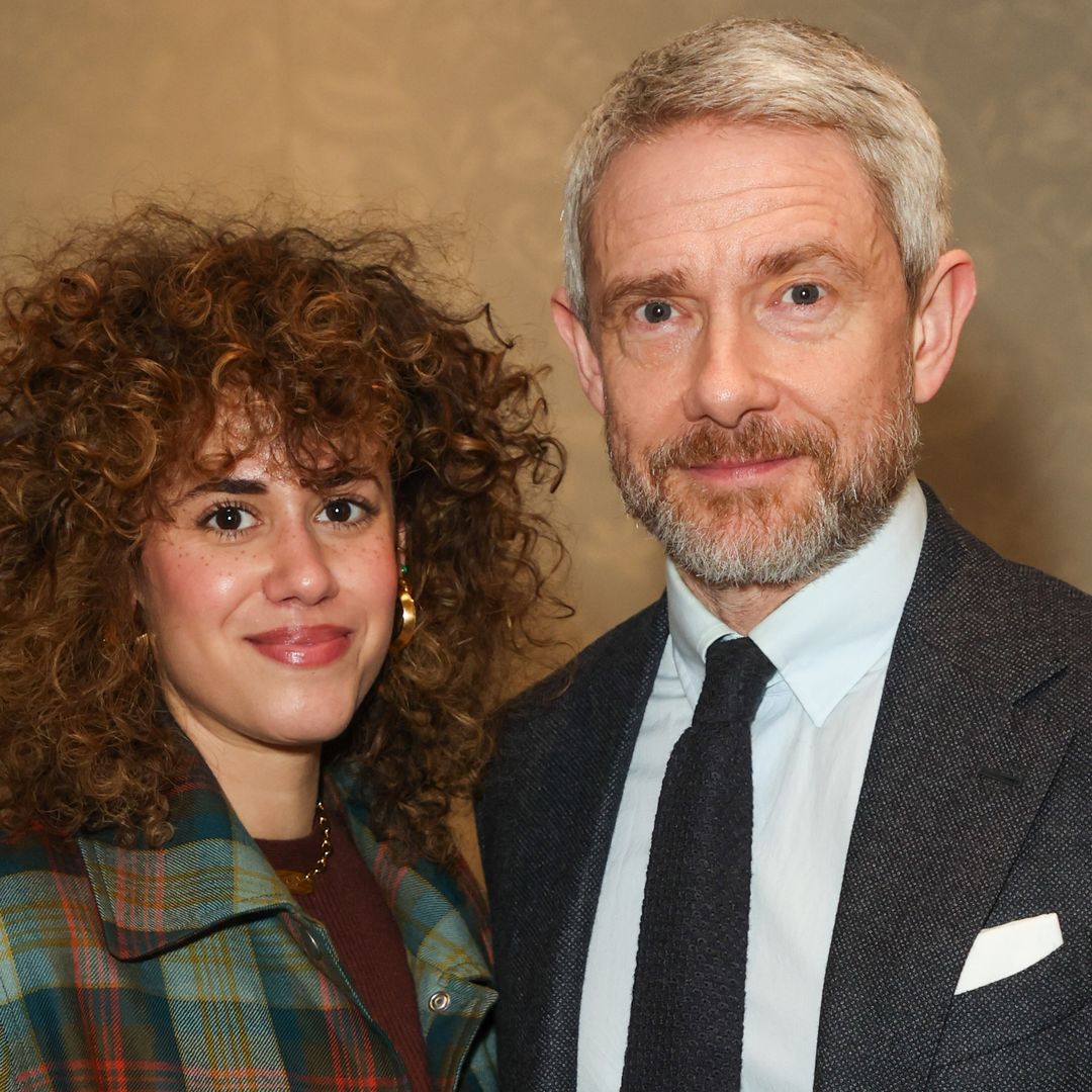 Martin Freeman, 53, pictured on rare public outing with private ...