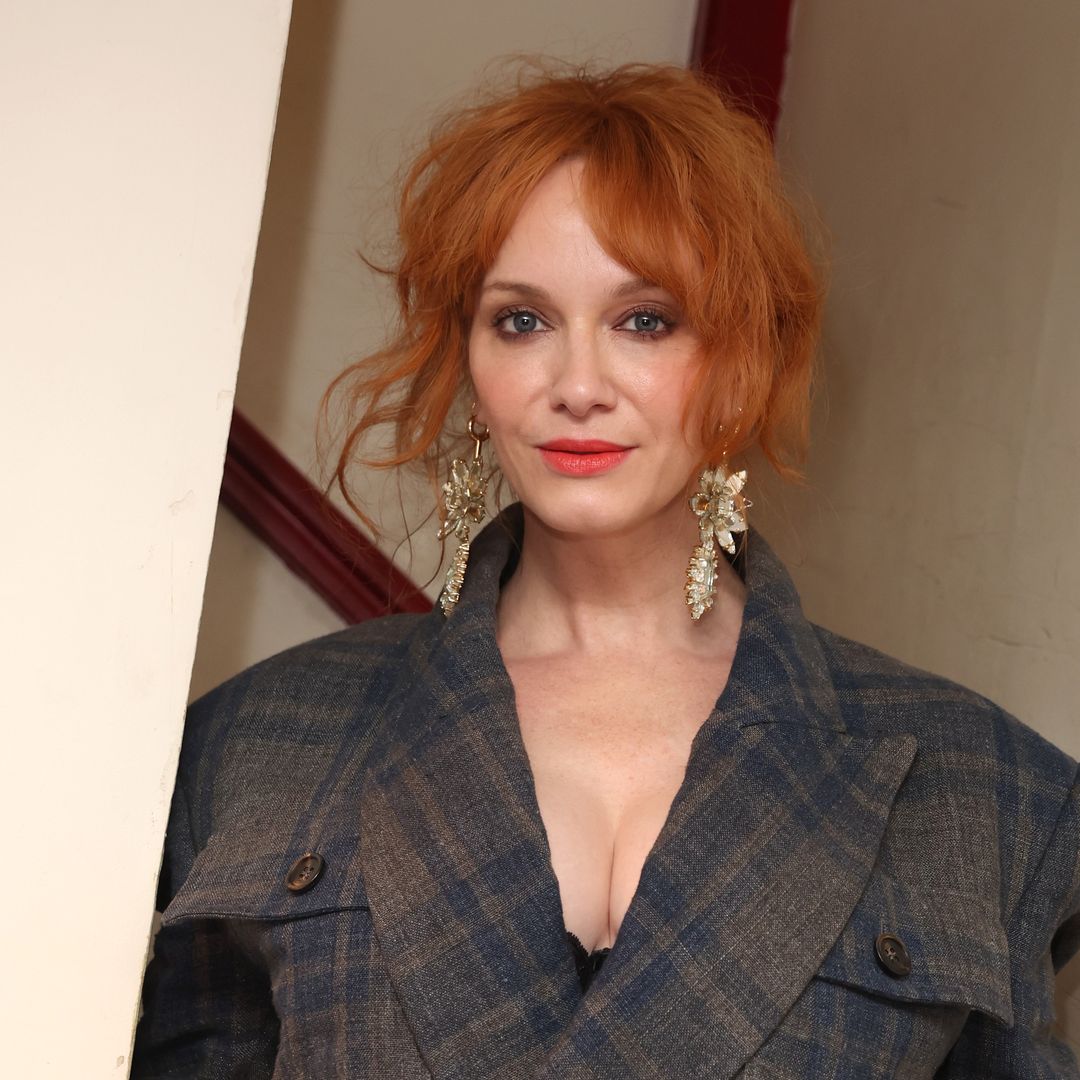 Christina Hendricks wows in a waist-cinching mini dress you can’t miss ...