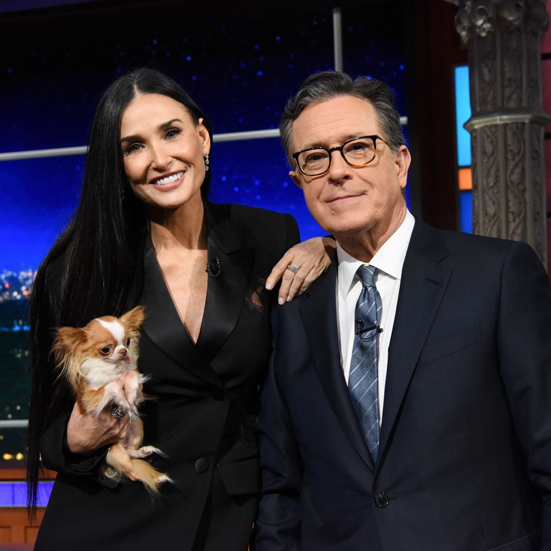 Demi Moore's tiny dog Pilaf's most star-studded moments in photos | HELLO!