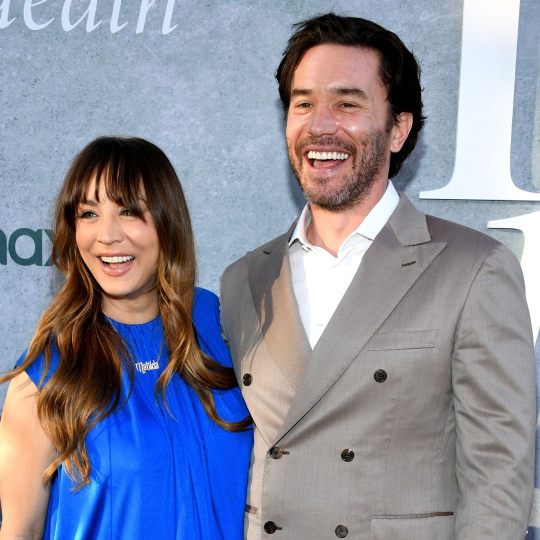 Kaley Cuoco poses in a swimsuit for poolside photos with boyfriend Tom ...