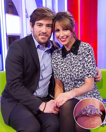 Alex Jones and Charlie Thompson celebrate their engagement | HELLO!