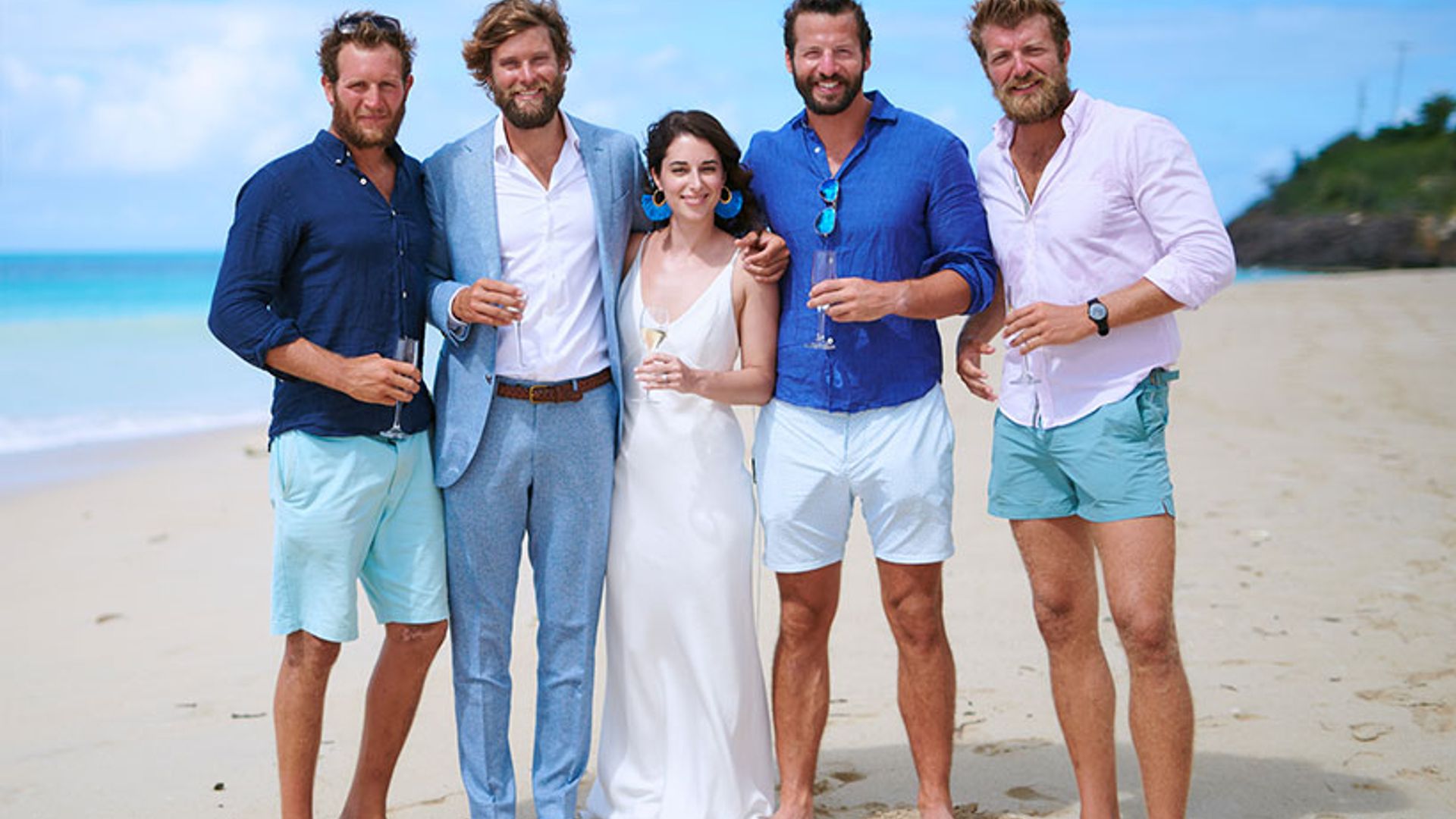 Inside Stuart Watts' wedding to Laura Mann in Antigua - HELLO ...