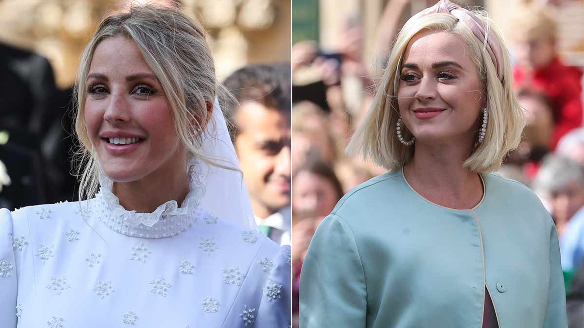 Katy Perry shares sweet photo with Ellie Goulding on her wedding day ...