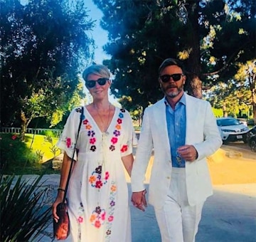 Gary Barlow pays rare tribute to wife Dawn to celebrate milestone ...