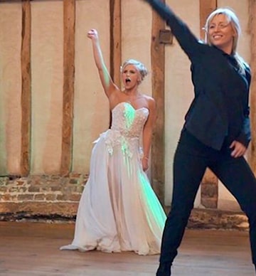 Bride goes viral with amazing TikTok video - watch | HELLO!