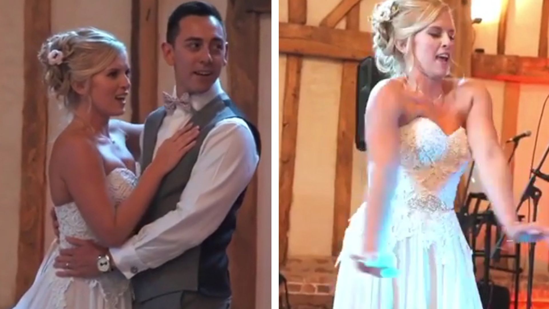 Bride goes viral with amazing TikTok video - watch | HELLO!