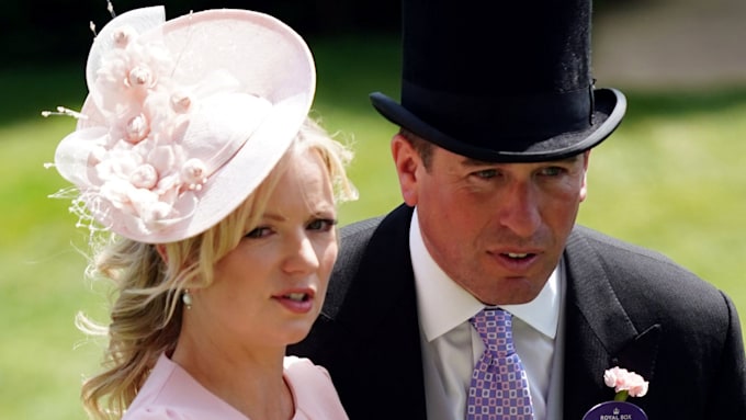 Peter Phillips and girlfriend Lindsay break royal tradition with rare ...
