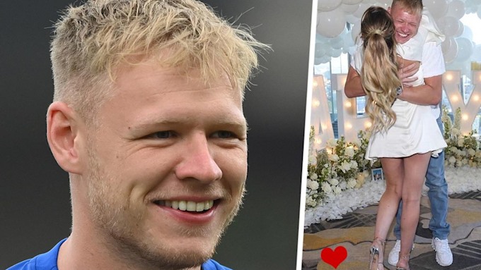 Arsenal's Aaron Ramsdale, 24, reveals rarely-seen fiancée Georgina's ...