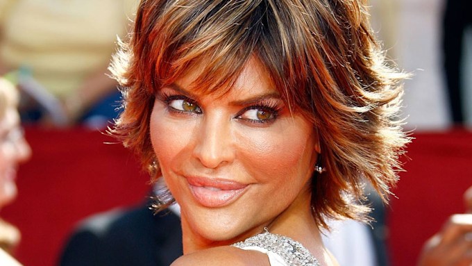 Lisa Rinna models slinky bridal gown in new wedding photo – and sparks ...
