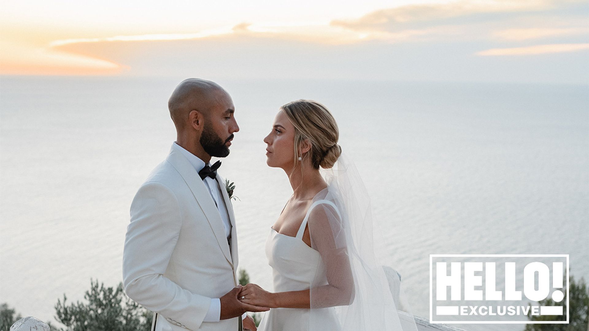 Exclusive: Alex Beresford and Imogen McKay marry at clifftop temple in ...