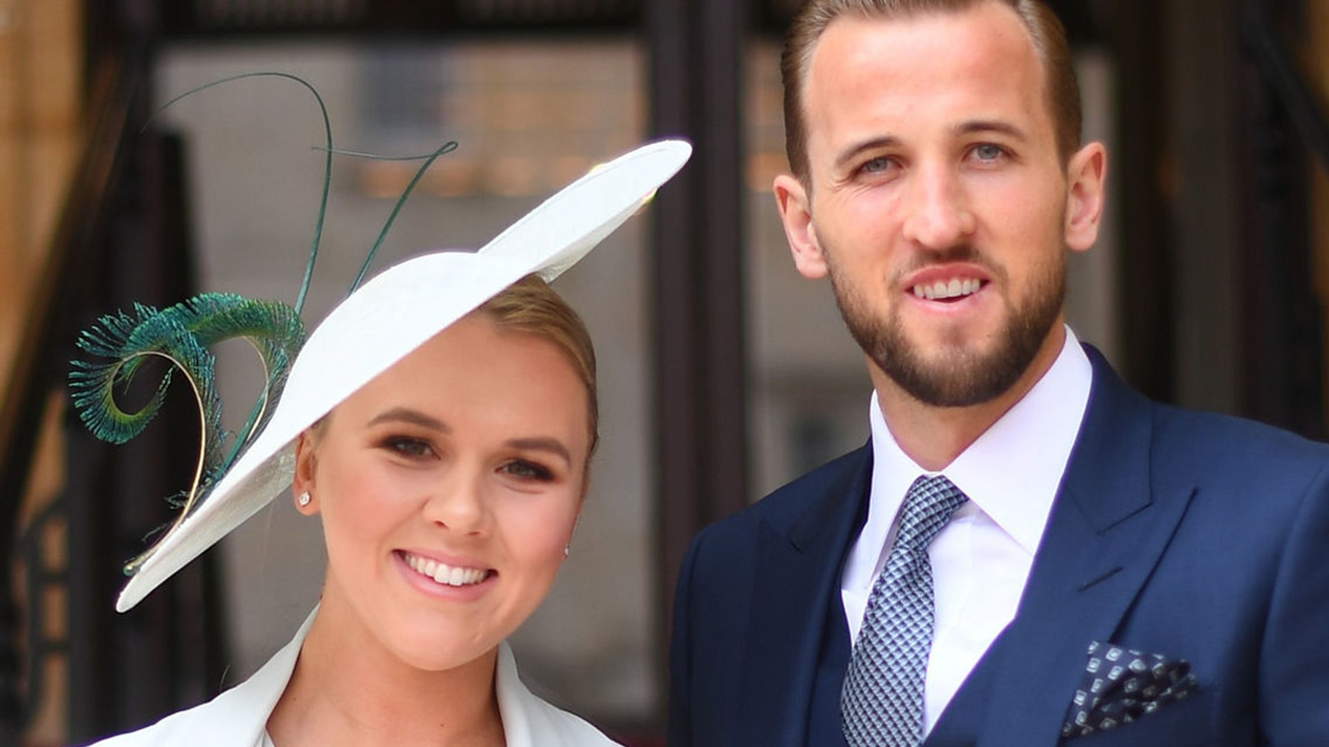 Harry Kane's bride Kate swapped sentimental gown for sheer party dress ...