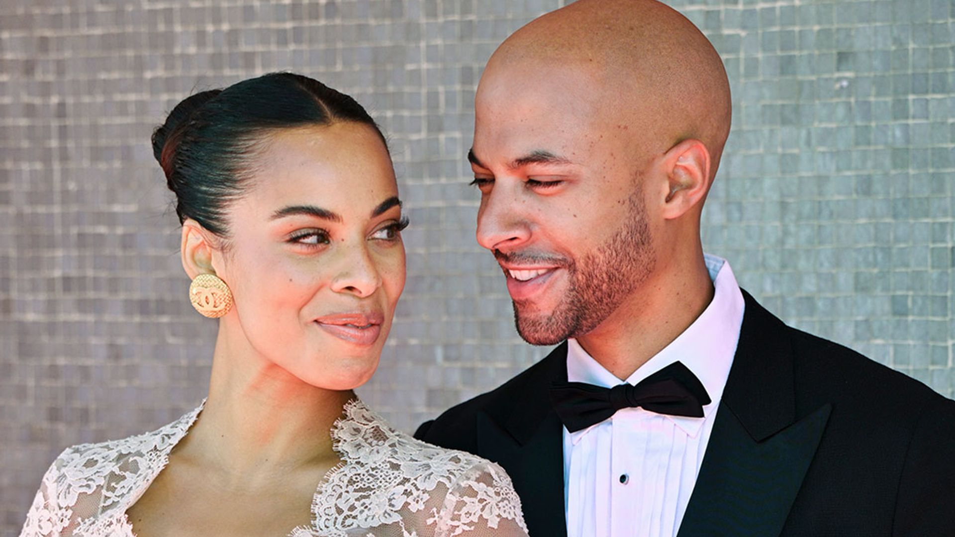 Rochelle Humes wows in sheer bridal gown in 'happiest' wedding photo ...