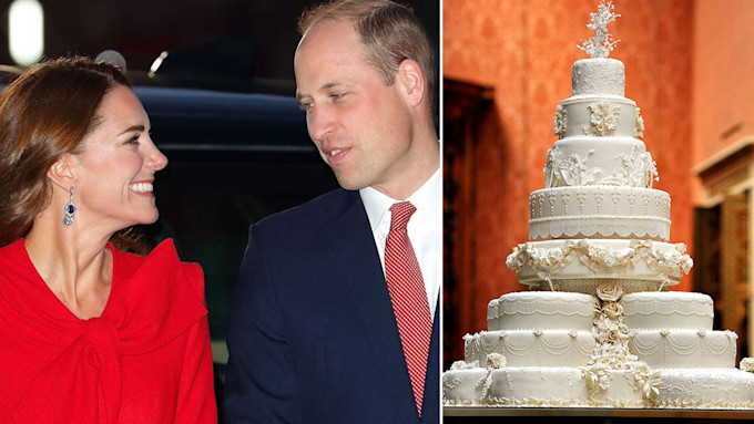 Prince William and Princess Kate's wedding cake designer announces very ...