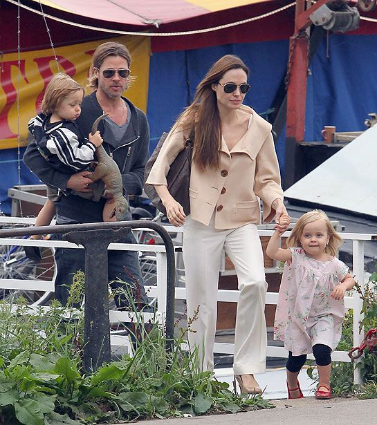 Hollywood's most famous family embrace London life | HELLO!