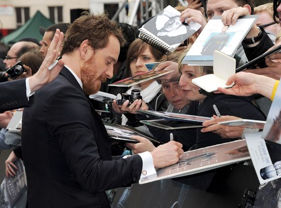 Charlize Theron, Salma Hayek and Minnie Driver attend the Prometheus ...