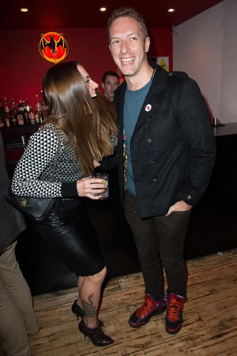 Chris Martin enjoys a rare night out with Melanie Chisholm | HELLO!